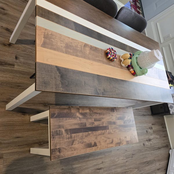 Solid Wood Desk the Quillton Modern Farmhouse Style Laptop Table ...