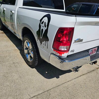 Skull Auto Accent Decal, Skull Car Sticker Skull Car Vinyl, Skull Car ...