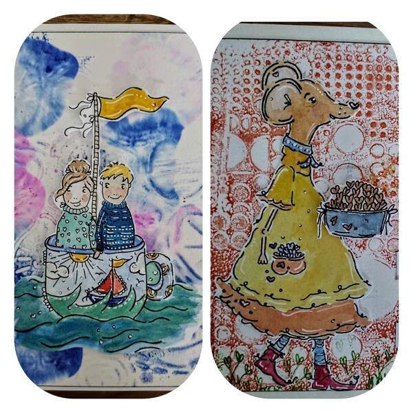 Little Blossom-a6 Stamp Set-souls Bloom and Blossom Collection-tracy ...