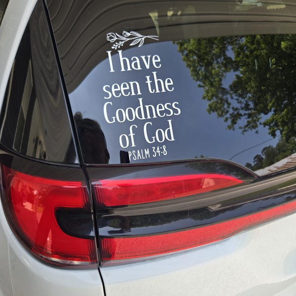 Christian Decal| Car Decals for Christians | Window Stickers Vinyl ...