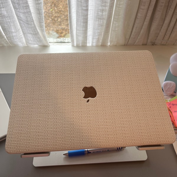 Vanilla Ice Cream Weaving MacBook Shell Case Cover for New MacBook M1 ...