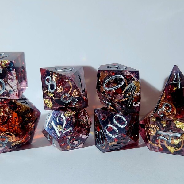 Channel Divinity 7 Piece D&D Dice Set - Etsy