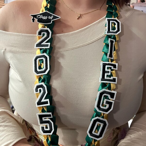 Custom Graduation Lei 2026,Class of 2026 Graduation Lei,Handcrafted ...