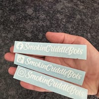 Custom Instagram Name Vinyl Decal Personalized IG Username Sticker ...