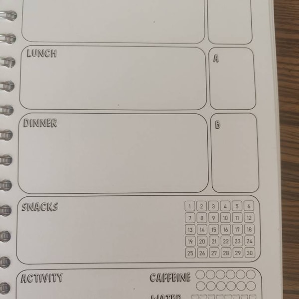 Printable Optavia 5-1 Food Diary / Weight Loss Journal / Digital ...