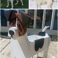 Jack Russell Terrier Planter, DIY Kit or Complete, Made in MICHIGAN Not ...