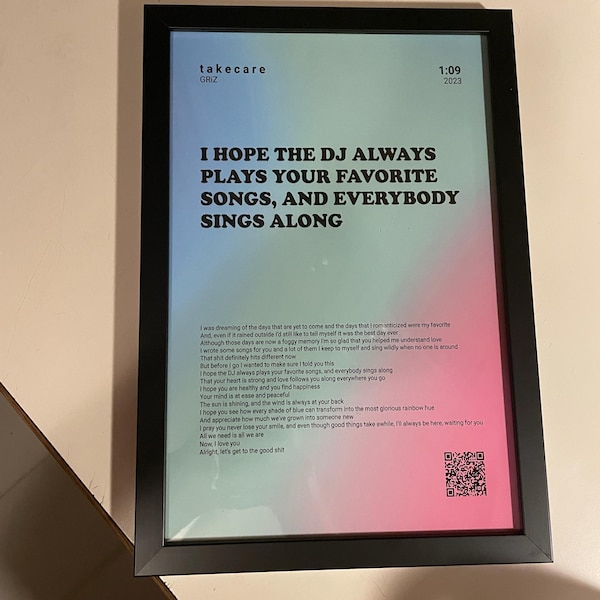 Custom Album Cover Print Set of Six, Choose Your Own Music Album Wall ...