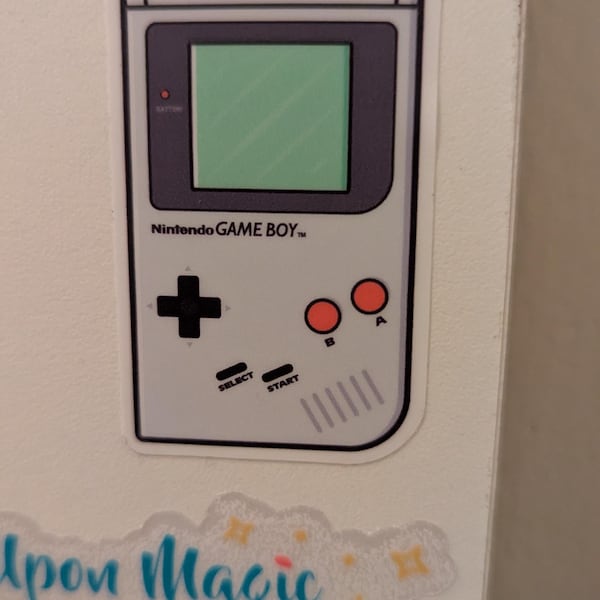 Nintendo Gameboy Classic Vinyl Die-cut Sticker | Retro Video Game ...