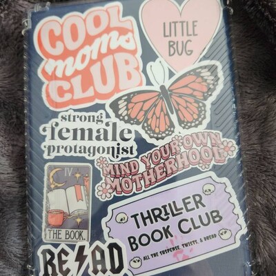 Thriller Book Club Sticker Bookish Stickers Gifts for Readers Coffee ...