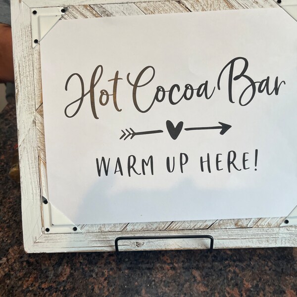 Love is Brewing Sign - Enjoy a Hot Drink - Coffee Bar Sign - Coffee and ...