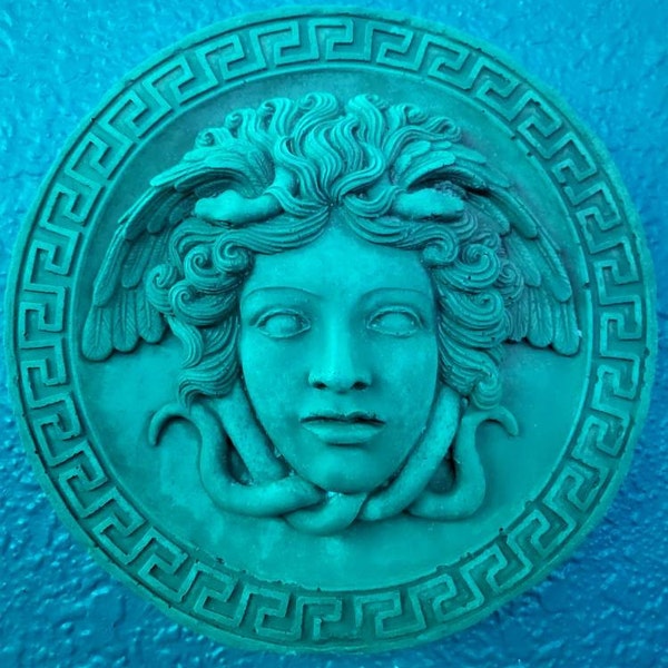VINTAGE MEDUSA TABLET (premium Color Option): Solid Stone Wall Hanging ...