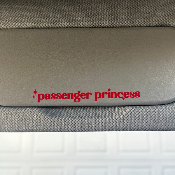 Passenger Princess Door Frame Custom Decal - Etsy