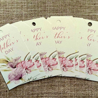 Mothers Day Gift Tag, Happy Mothers Day Tags PRINTABLE, Happy Mothers ...