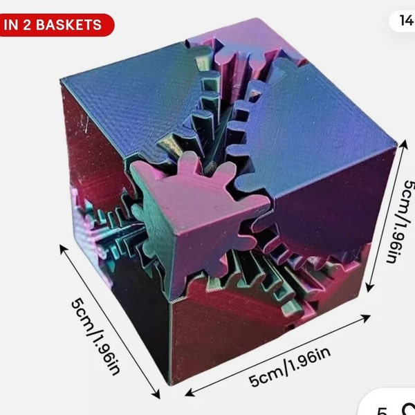 Amazing Twister Fidget Toy - 3D Printed Sensory Present in Green ...