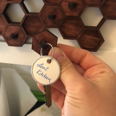 Honeycomb Key Holder,key Holder for Wall,key Holder Wooden,key Hook for ...