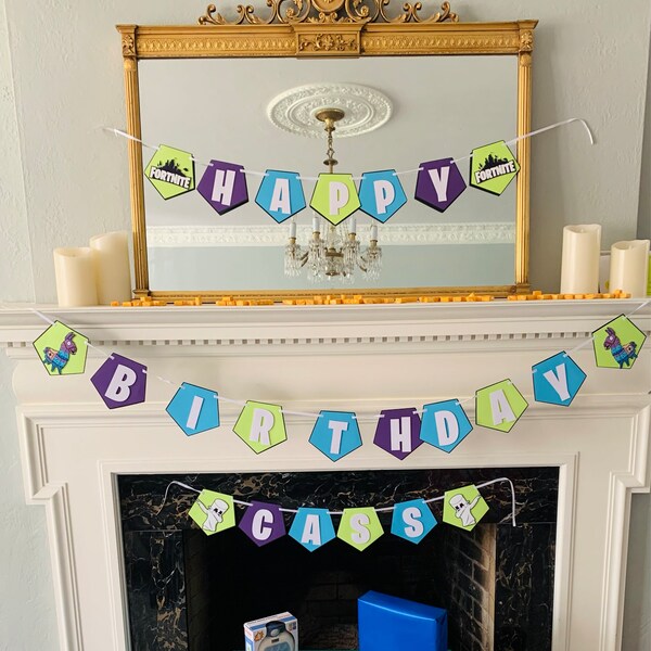 Video Game Banner, Xbox Banner, Gamer Banner, Xbox Birthday Banner ...