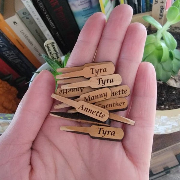Personalized Cribbage Pegs, Custom Engraved Maple or Cherry Wood - Etsy