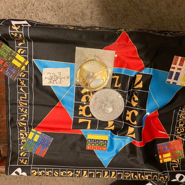 Enochian Holy Table of Practice Altar Cloth: 24"x24" - Etsy