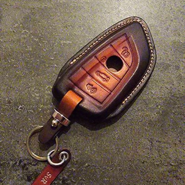 Toyota Corolla Cross Key Fob Cover patina, Handcarft Leather Key Case ...