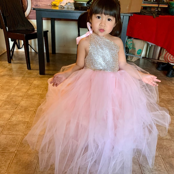Royal Blue Flower Girl Dress, Royal Blue Tutu Dress, Girl Baby Toddler ...