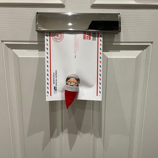 Elf Arrival 2024 Ideas, Elf Printable, Elf Arrival, Elf Envelope ...