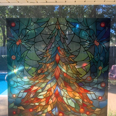 Siberian Husky Stained Glass Window Siberian Husky Lover Window Film ...