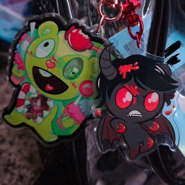 The Binding of Isaac TBOI Keychains - Isaac and Azazel - Glossy Acrylic ...