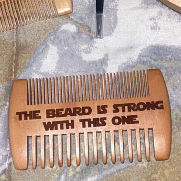 The Man the Myth the Legend Beard Comb - Etsy