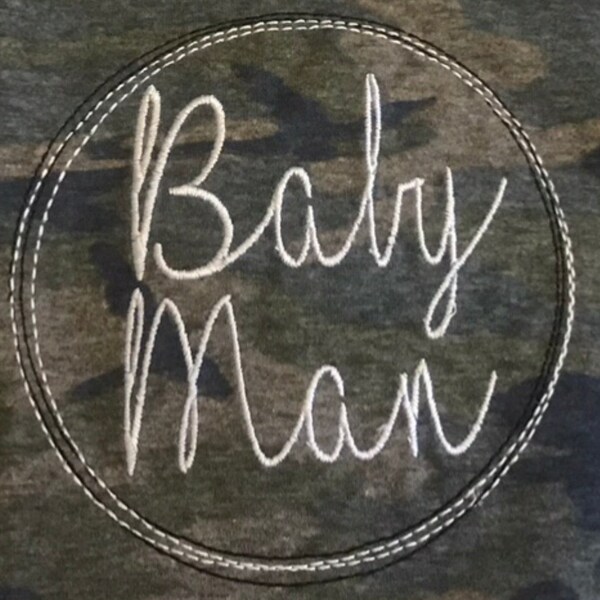 Quick Stitch Circle Monogram Machine Embroidery Design File 2in, 3in ...