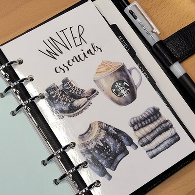 Reading Girl, Printable Planner Dashboard, Multiple Sizes, Bookish Girl ...