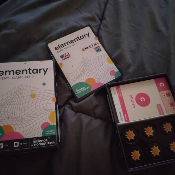 Physics Card Game | Elementary Particles - Etsy