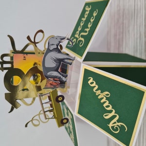 Personalised 30th Birthday Card Pop up in a Box Unique Greeting Card ...