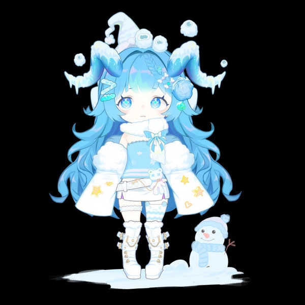 Live2d Model ：candy Ice - Vtuber Model FULLY RIGGED - Ready to Use! - Etsy