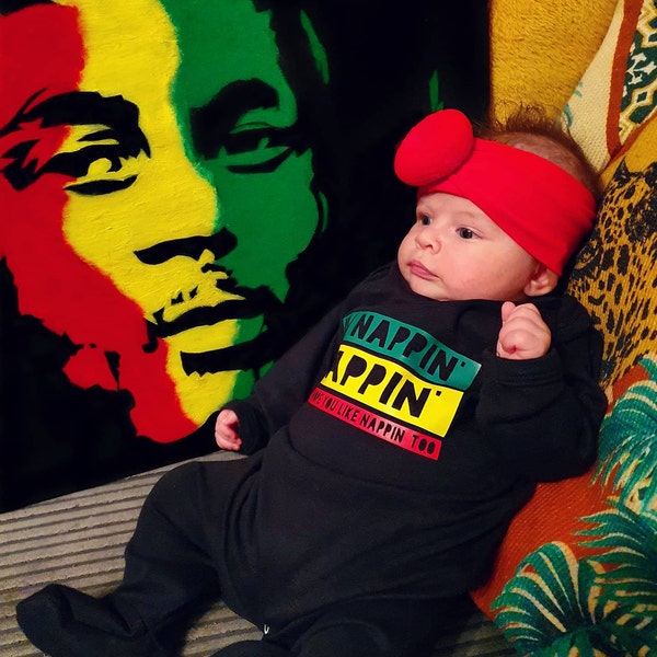 REGGAE Baby Sleepsuit New Funny Rasta Music Romper Outfit Unique ...
