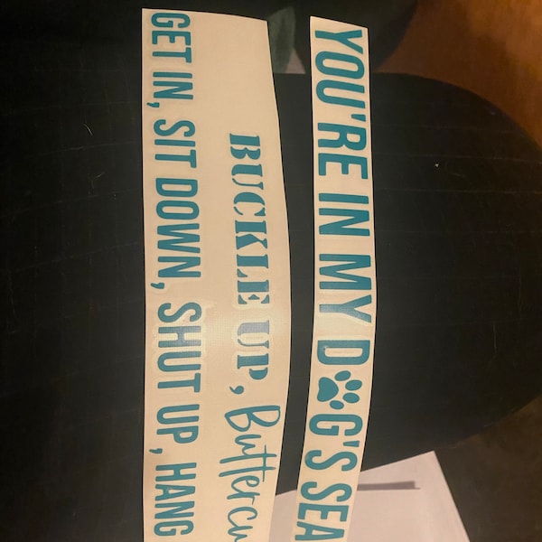 Buckle Up, Buttercup Custom Vinyl Decal Sticker - Choose Your Color and ...