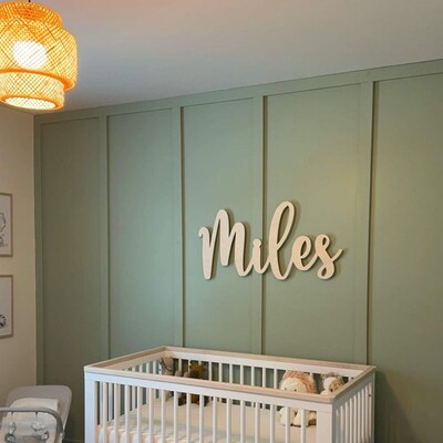 Custom Wood Name Sign / 3D Cutout Name / Nursery Decor / Cutout ...