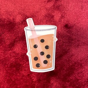 Boba Clear Sticker Food Sticker Boba Sticker Boba Vinyl Sticker Boba ...