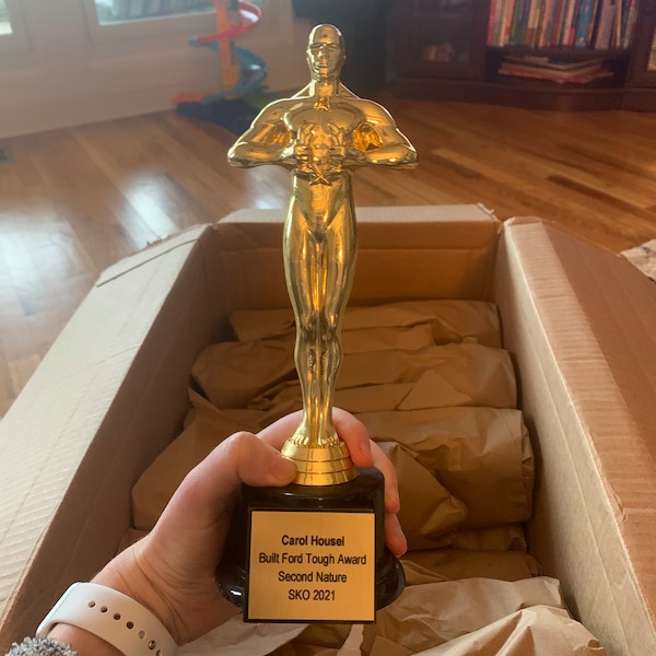 Achievement Trophy With 4 Lines of Custom Text - Etsy