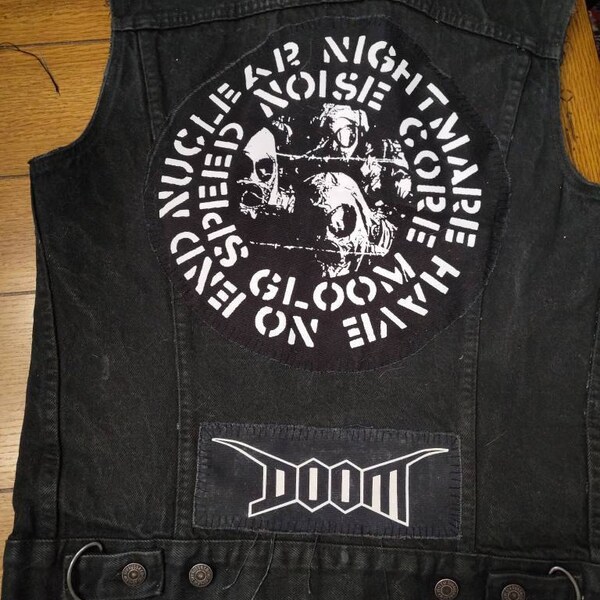 DISCHARGE - Back Patch (two Option) - Etsy