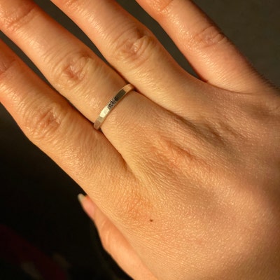 Stackable Rings Cursive Font Stackable Name Ring Name Ring Personalized ...