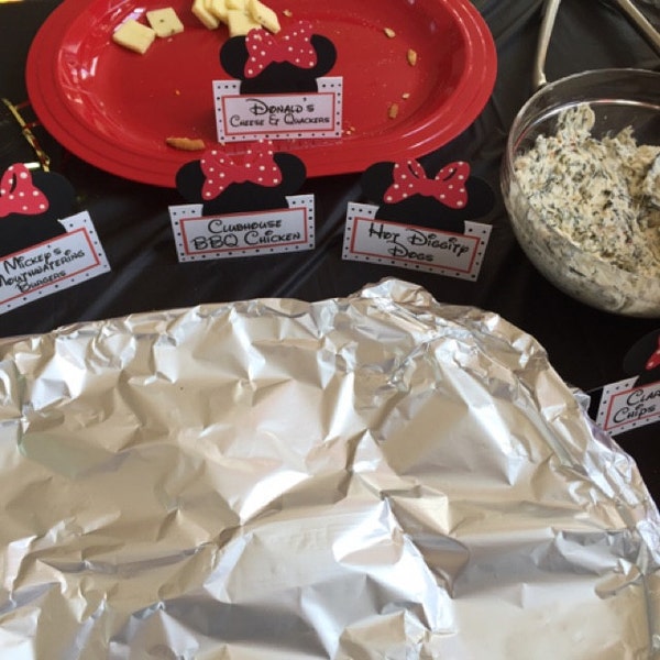 Minnie Mouse Food Signs-set of 8 - Etsy