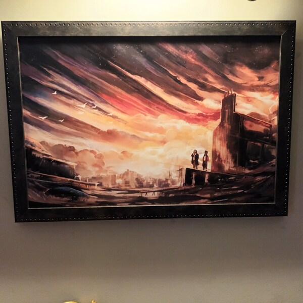 The Elder Scrolls V Skyrim Poster, Dragonborn Wall Art, Premium Canvas ...