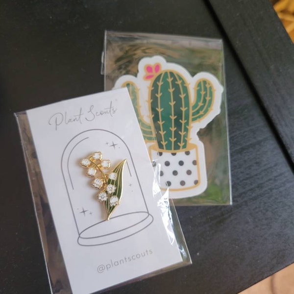 Lily of the Valley Enamel Pin - Floral May Birth Flower Brooch - Etsy