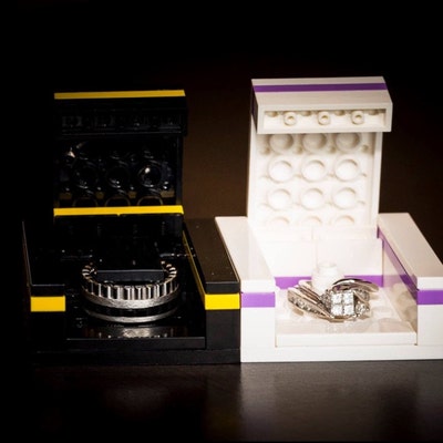 Wedding Ring Box Engagement Ring Box Handmade With Legor Bricks RING ...