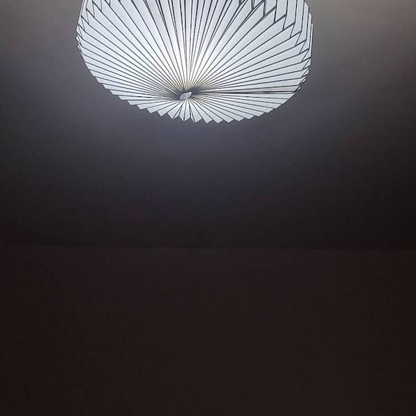 Polka Dot Oval Origami Paper Lampshade - Etsy UK