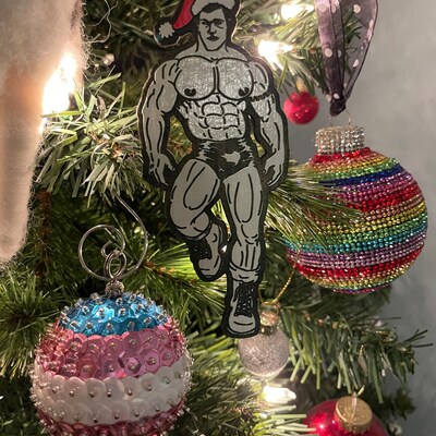 Pride Male Angel Tree Topper, Male Angel Topper, Wood Male Angel Tree ...