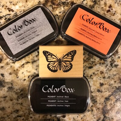 Realistic Monarch Butterfly Mounted Rubber Stamp, Bug, Nature, Summer 9 ...