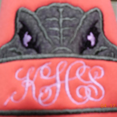 Split Gator Face Applique Embroidery Design 3 Sizes Included, INSTANT ...