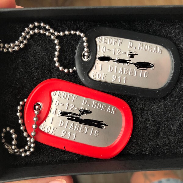 Military Style Dog Tags Custom Made to Order - Etsy