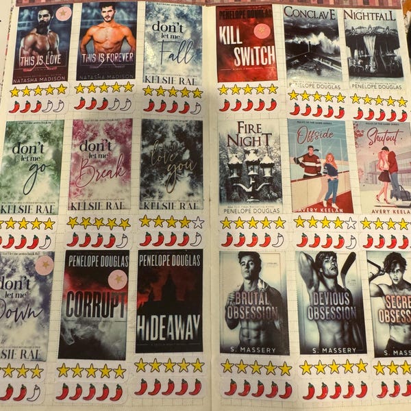 Days of the Week Old Typewriter Sticker Sheet Monday Sunday 6 Wks 1.25w ...